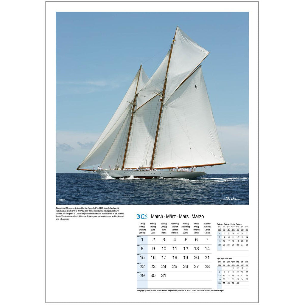 Beken of Cowes Calendar 2026 - Beauty of Sail – Nauticalia