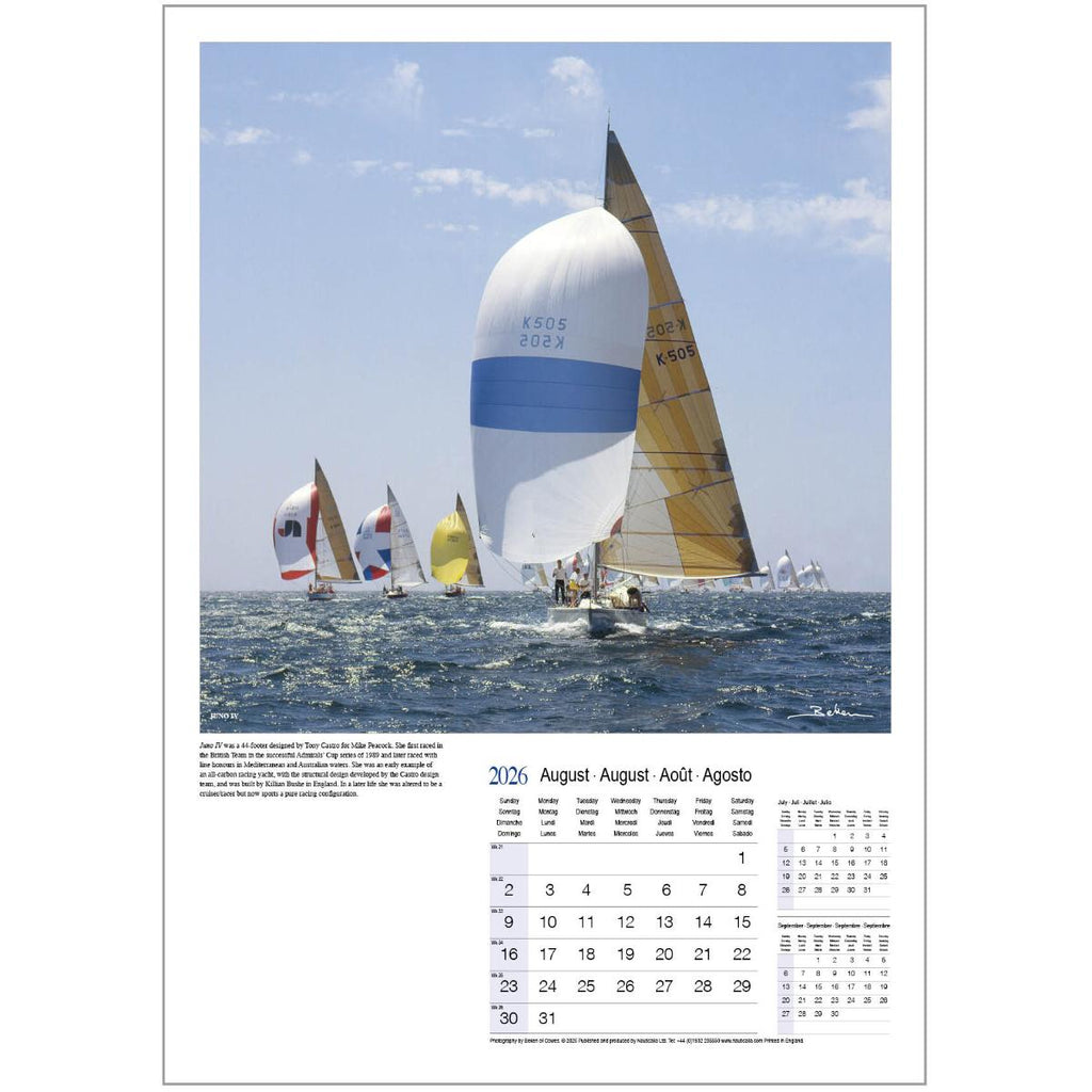 Beken of Cowes Calendar 2026 - Yachting – Nauticalia