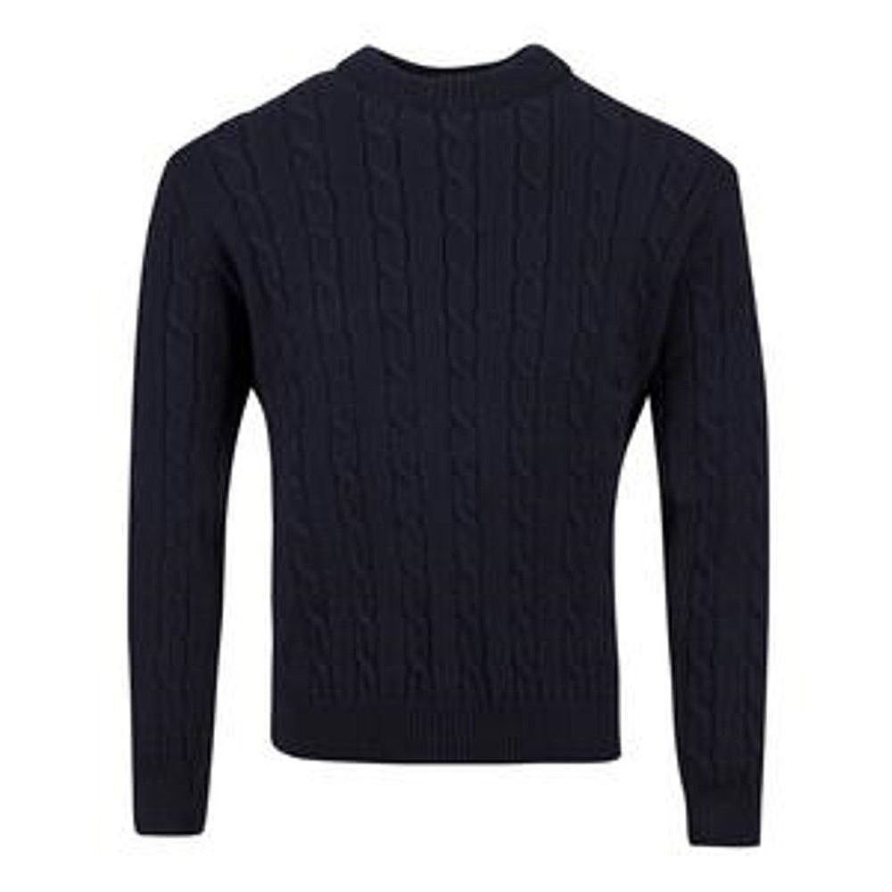 Balmoral Cable Crew-neck Sweater at Nauticalia - Shop Online.