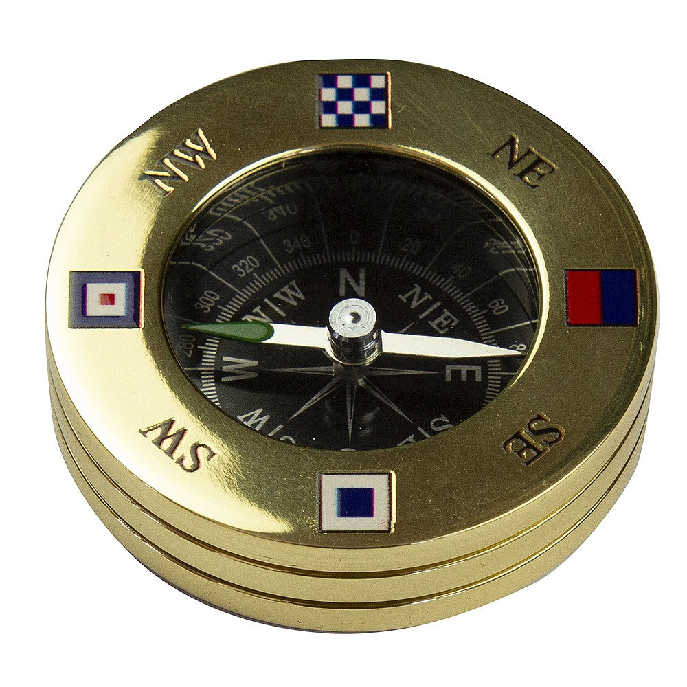 Brass Compass Paperweights at Nauticalia - Shop Online.
