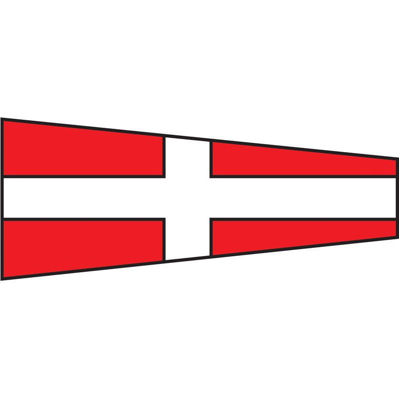 Numerical Code Flag Pennants at Nauticalia - Shop Online.