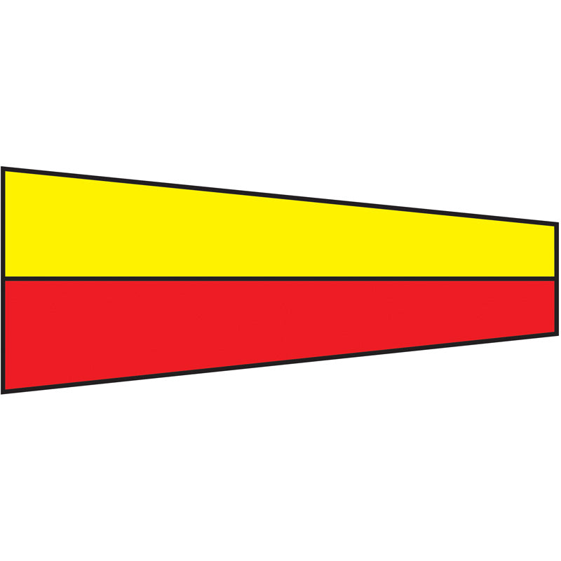 Numerical Code Flag Pennants at Nauticalia - Shop Online.